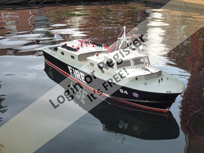 Model Boats Website - Vintage Model Works 46" RAF Crash Tender