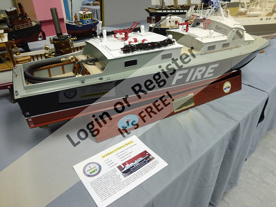 Model Boats Website - Vintage Model Works 46" RAF Crash Tender