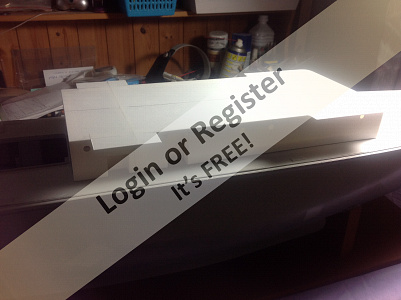 Model Boats Website - HMS Cottesmore in 1/48 scale.