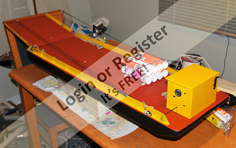 Model Boats Website - Russian K100D waterjet work boat project