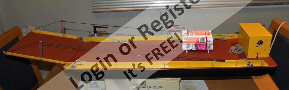 Model Boats Website - Russian K100D waterjet work boat project